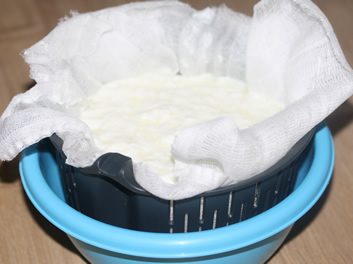 Branza de casa din lapte batut