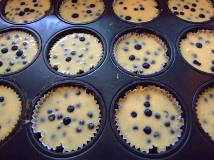 Muffins cu afine